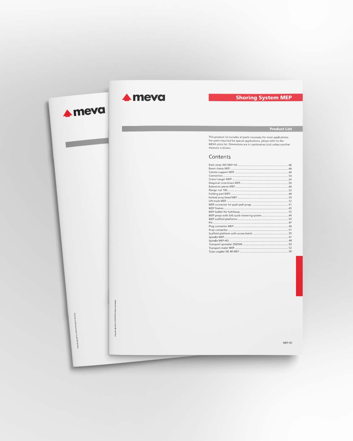 MEP Product List - MEVA India (EN)